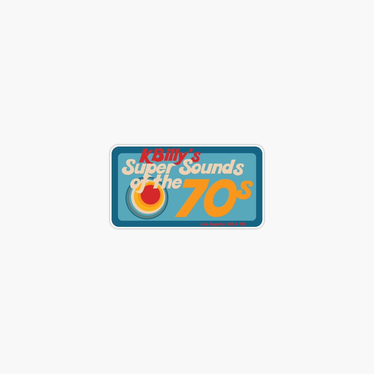 Onim K Billy'S Super Sounds Of The 70S Sticker, Phone Decal Water ...