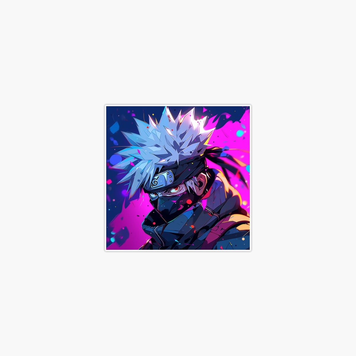 Onim Kakashi Sticker Sticker, Phone Decal Water Bottle Stickers Car ...