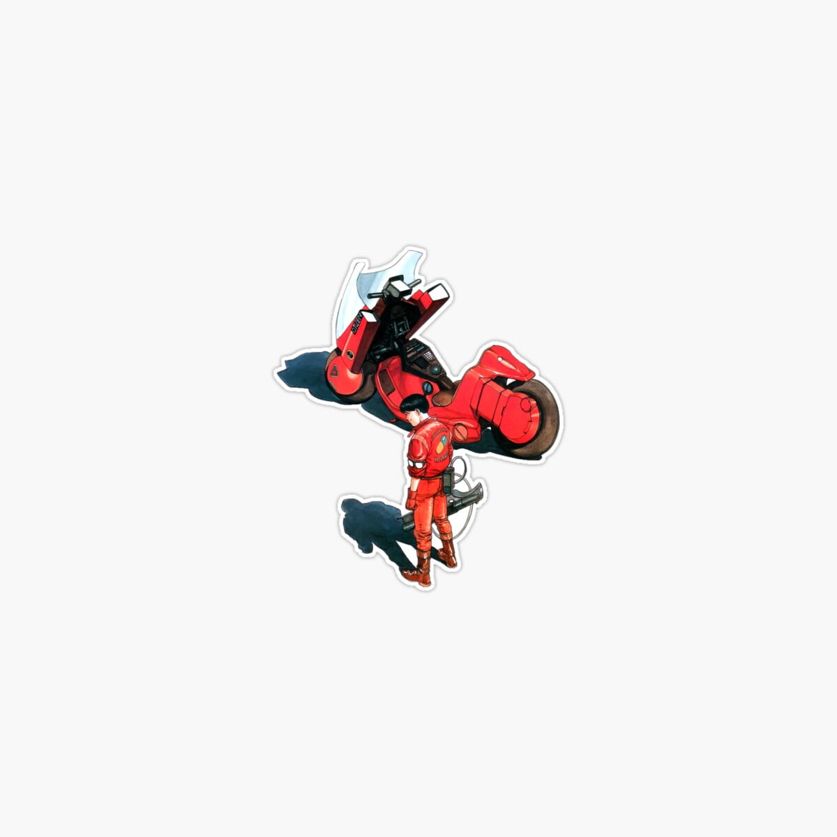 Onim Kaneda From Akira Manga And Movie Sticker, Phone Decal Water ...