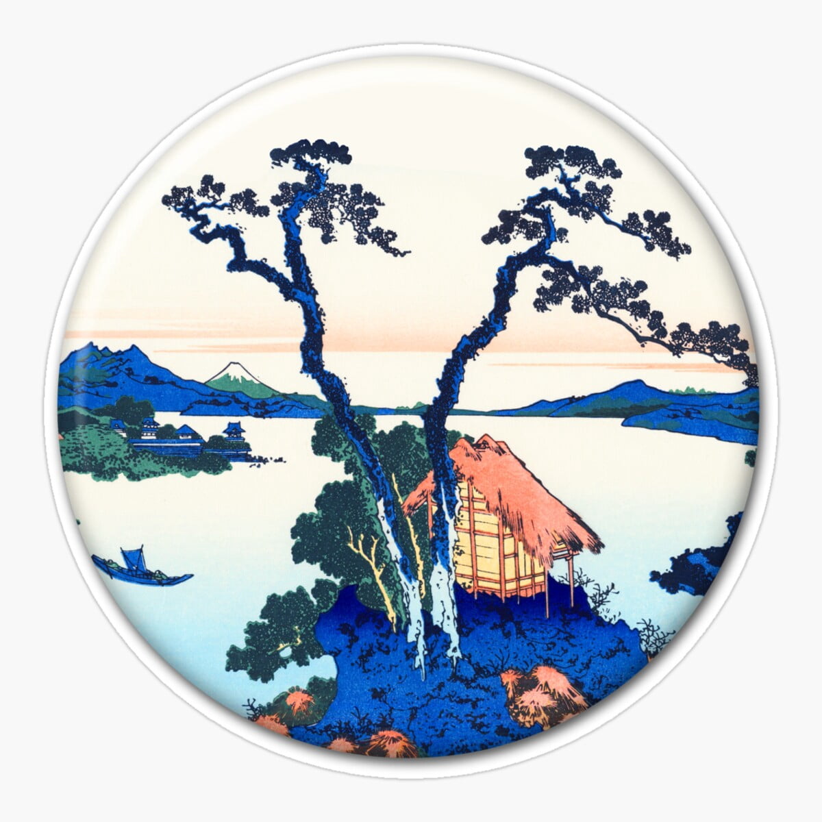 Onim Katsushika Hokusai 'Thirty-Six Views Of Mount Fuji - 15. Shinshū ...