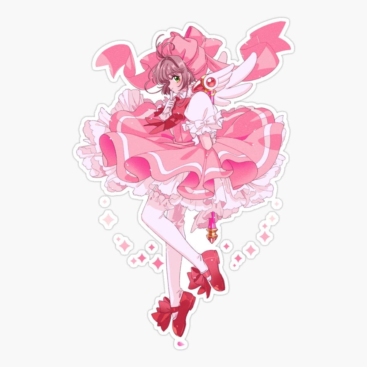 Onim Kawaii Cardcaptor Sakura Sticker, Phone Decal Water Bottle ...