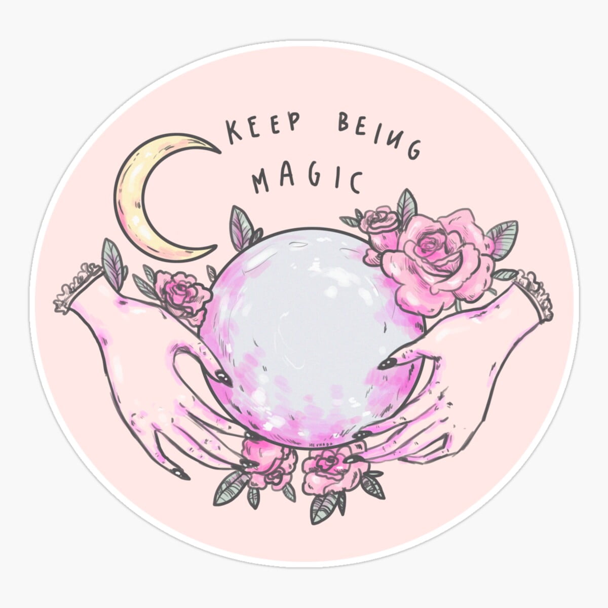 Onim Keep Being Magic Sticker, Phone Decal Water Bottle Stickers Car ...