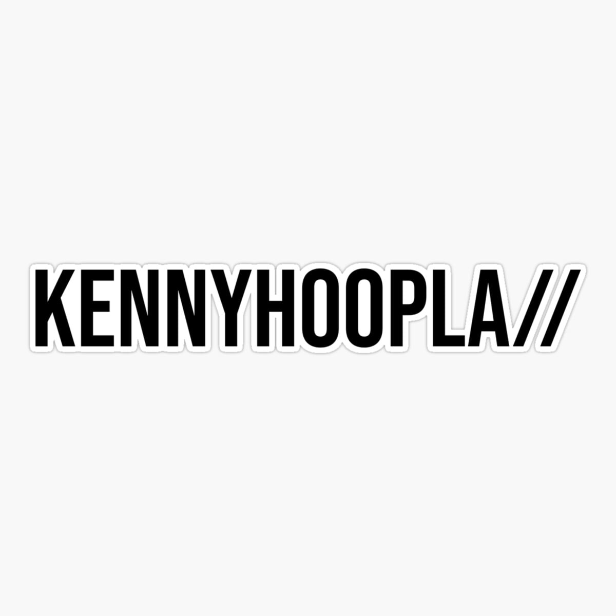 Onim Kennyhoopla// Sticker, Phone Decal Water Bottle Stickers Car ...