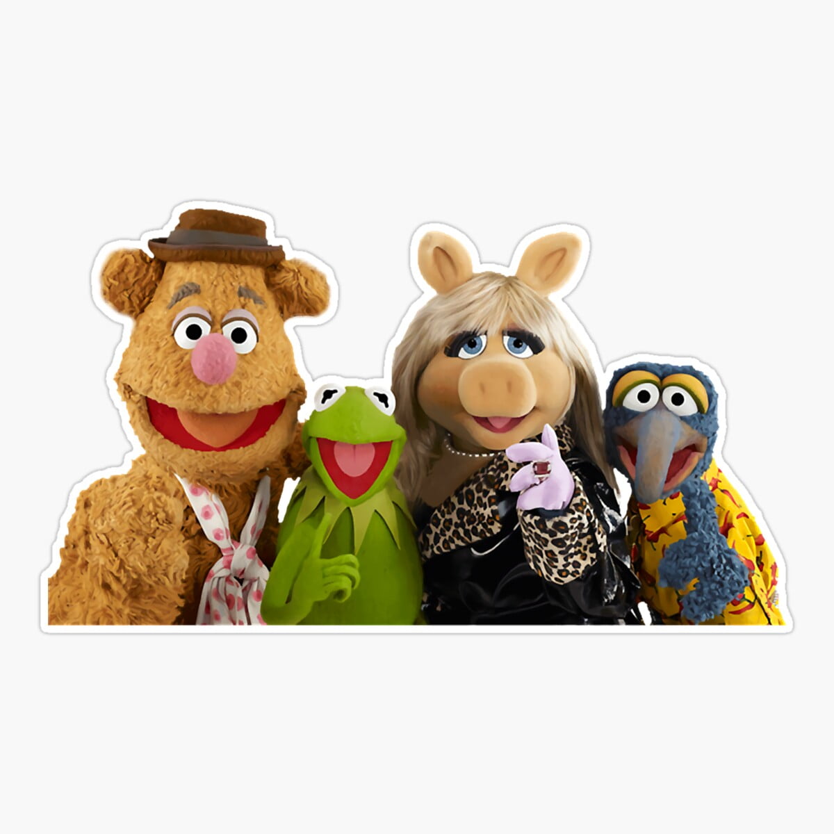 Onim Kermit N Friends Sticker, Phone Decal Water Bottle Stickers Car ...