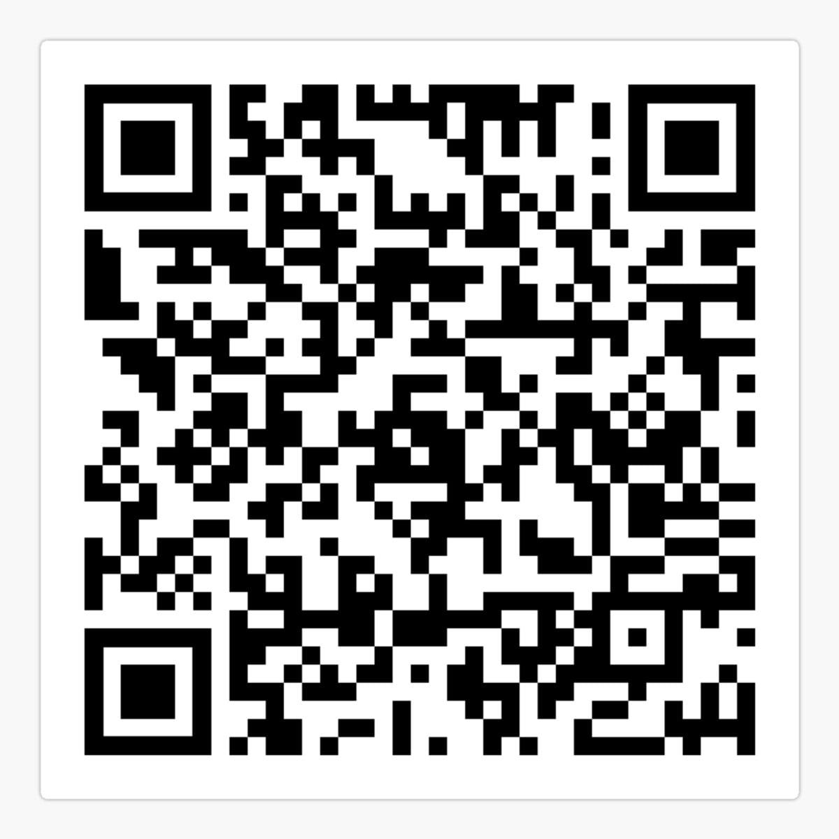Onim Kermit Sings Once In A Lifetime Qr Code Sticker, Phone Decal Water ...