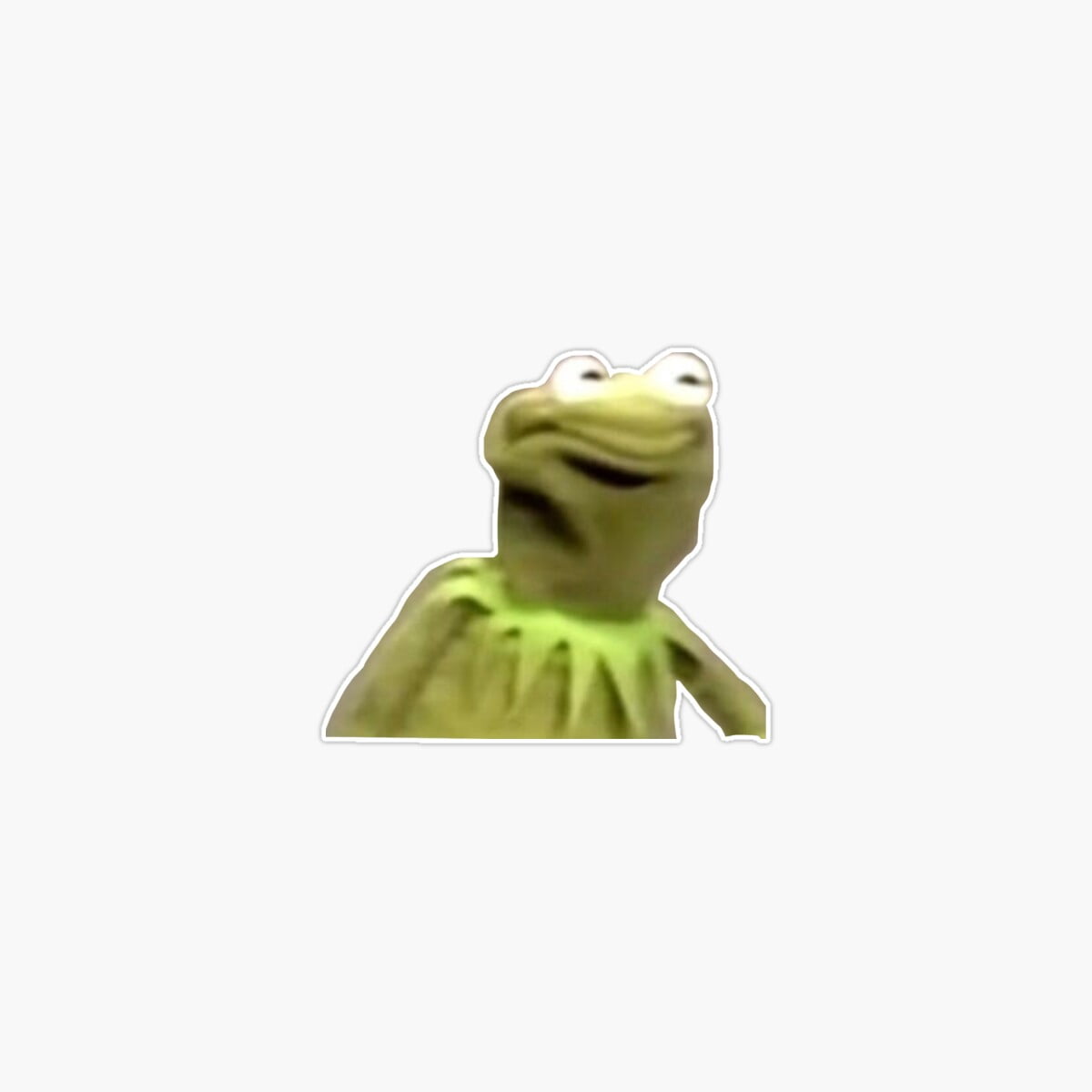Onim Kermit The Frog The Face Sticker, Phone Decal Water Bottle ...