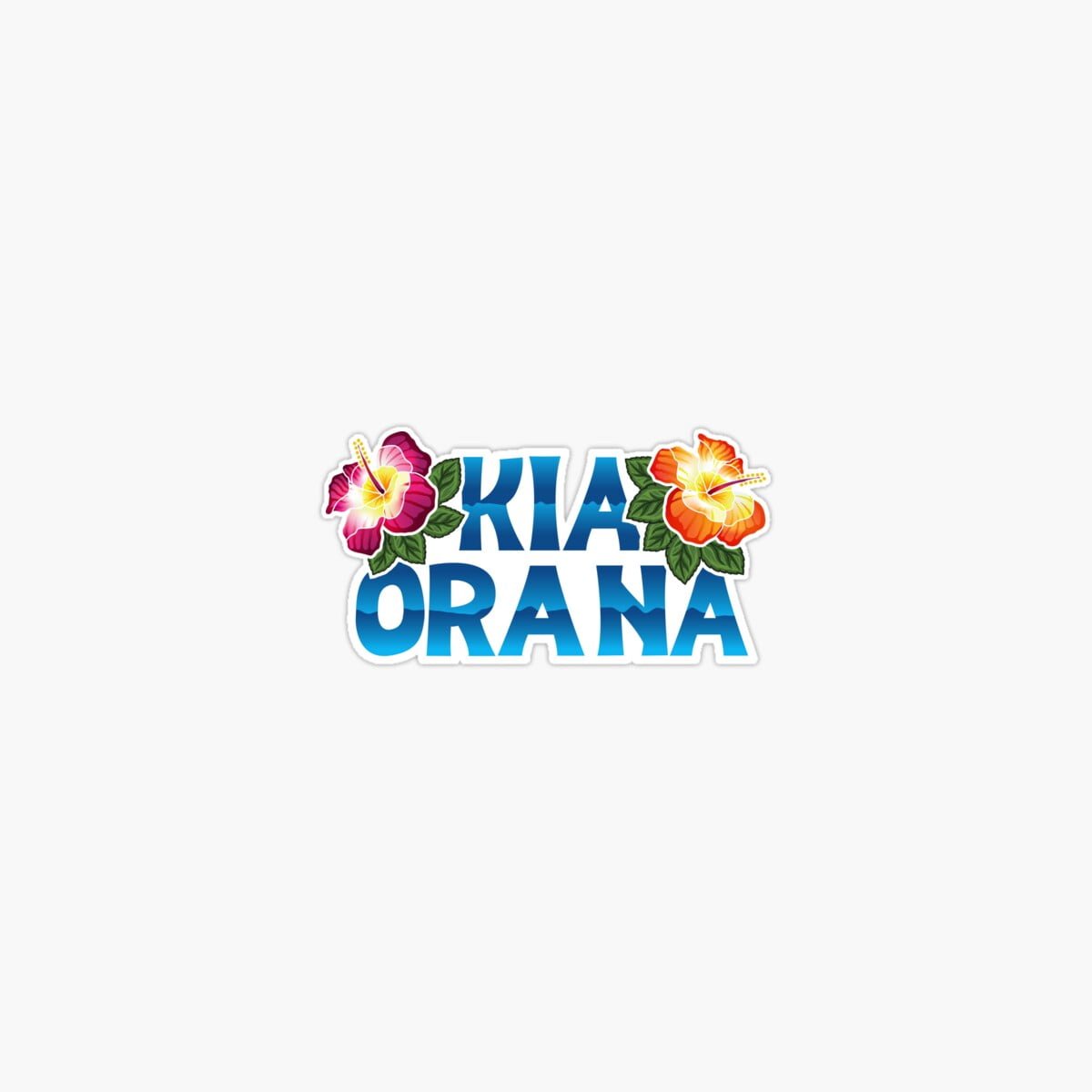 Onim Kia Orana Sticker, Phone Decal Water Bottle Stickers Car Decals, Funny Birthday Gift ...