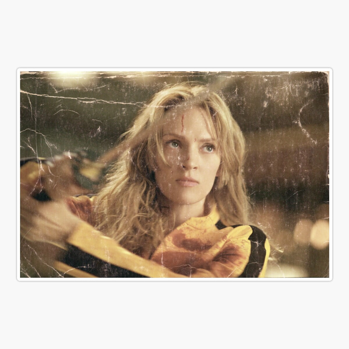 Onim Kill Bill Vintage Art Sticker, Phone Decal Water Bottle Stickers ...