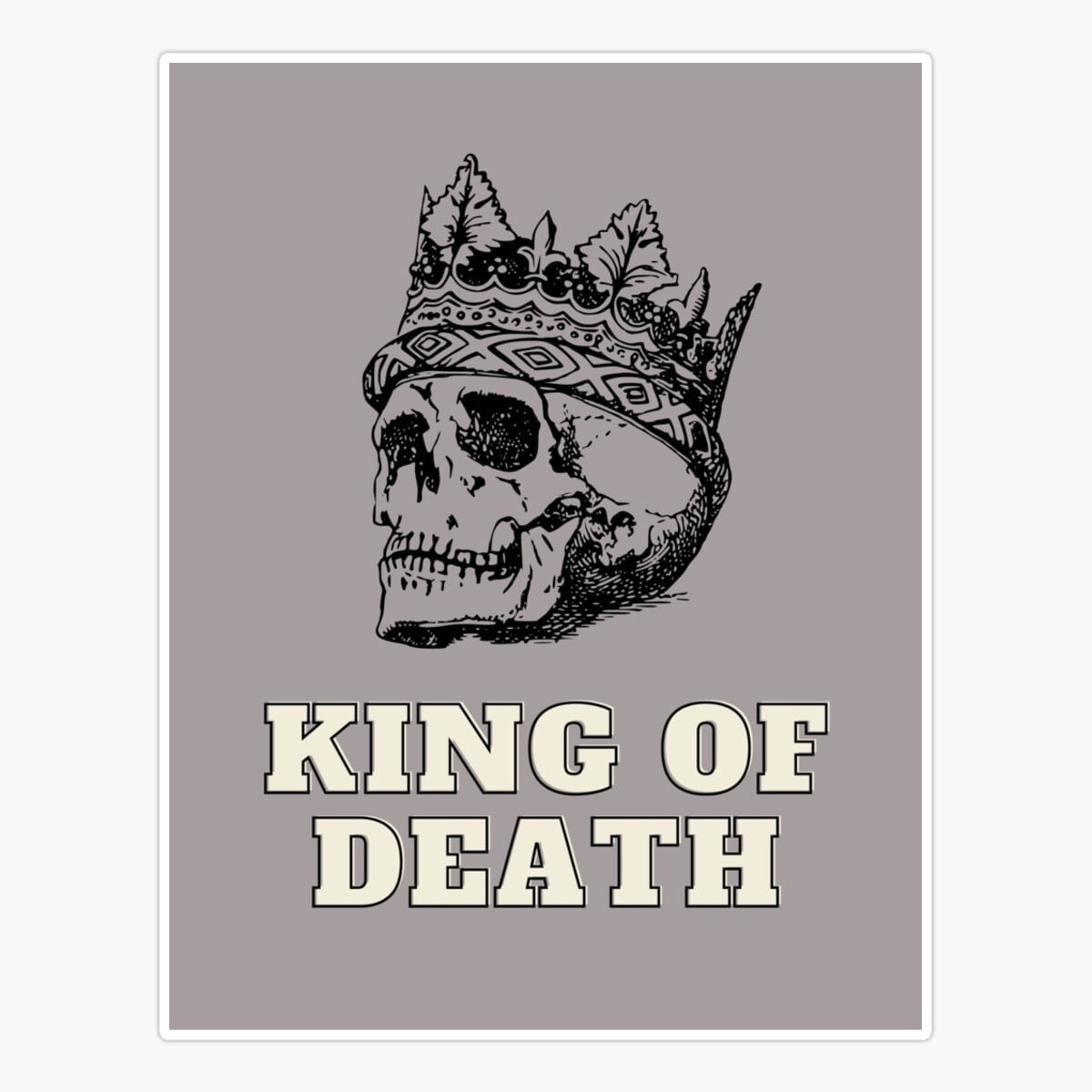 Onim King Of Death Sticker, Phone Decal Water Bottle Stickers Car ...