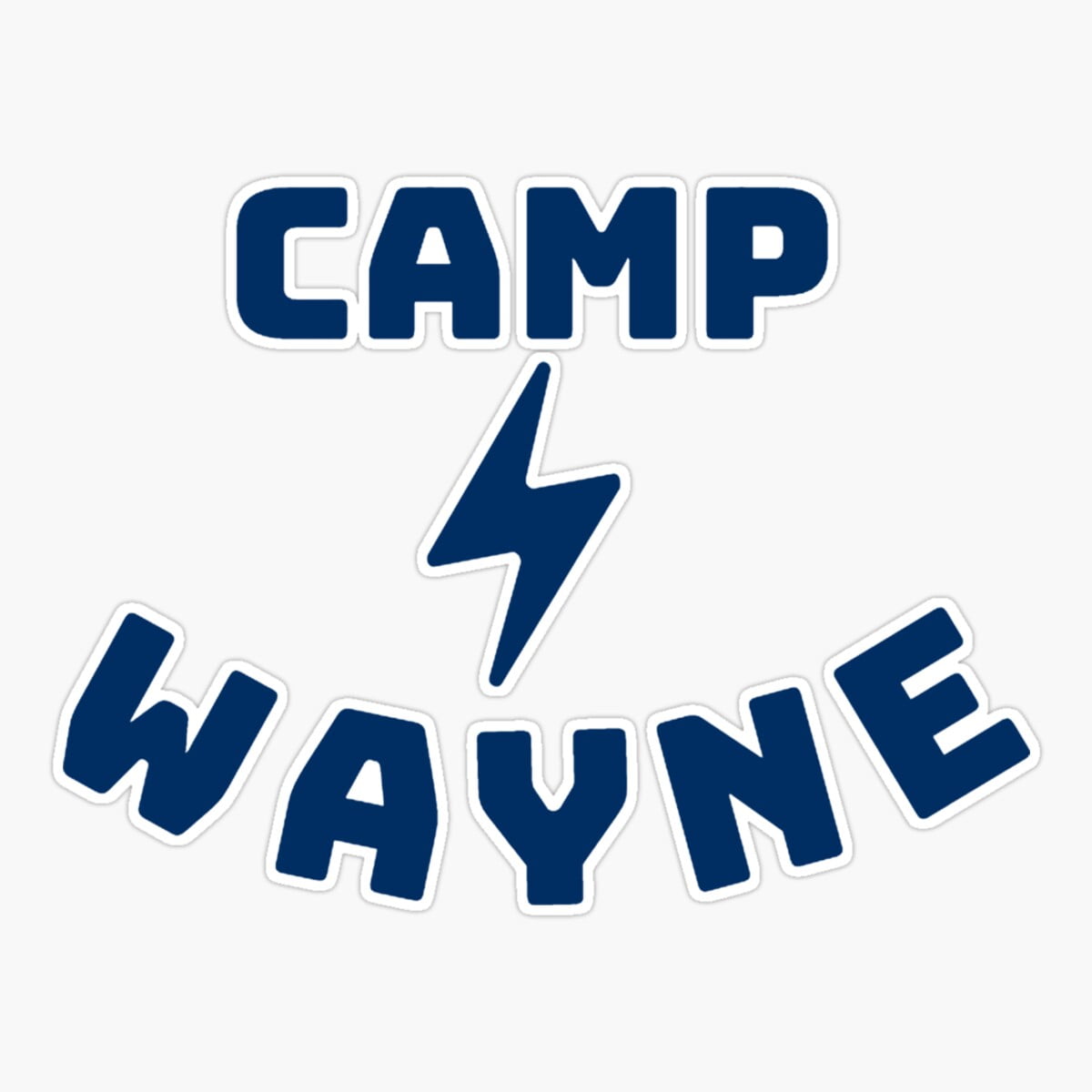 Onim Camp Wayne Sticker, Phone Decal Water Bottle Stickers Car Decals ...