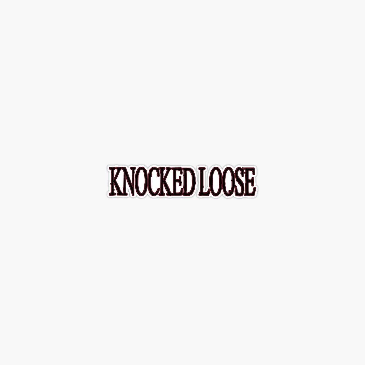 Onim Knocked Loose Logo Sticker, Phone Decal Water Bottle Stickers Car ...