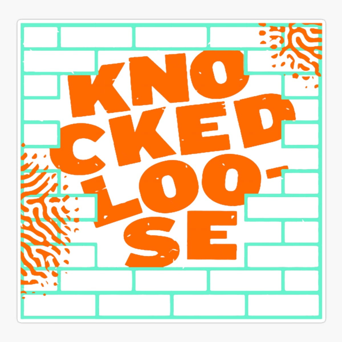 Onim Knocked Loose The Wall Sticker, Phone Decal Water Bottle Stickers ...