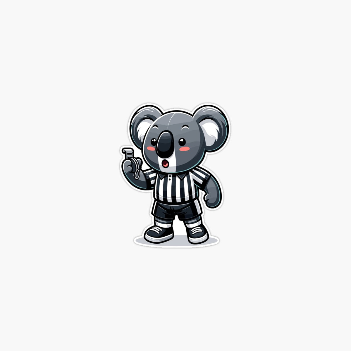 Onim Koala Referee Sticker, Phone Decal Water Bottle Stickers Car ...
