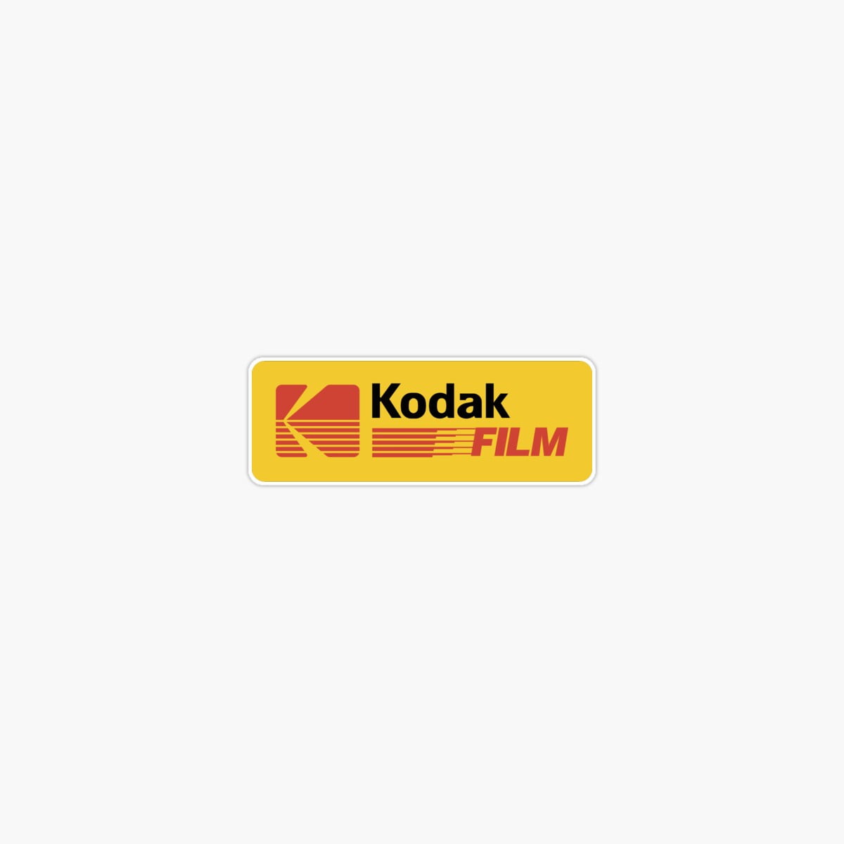 Onim Kodak Film Logo Sticker, Phone Decal Water Bottle Stickers Car ...