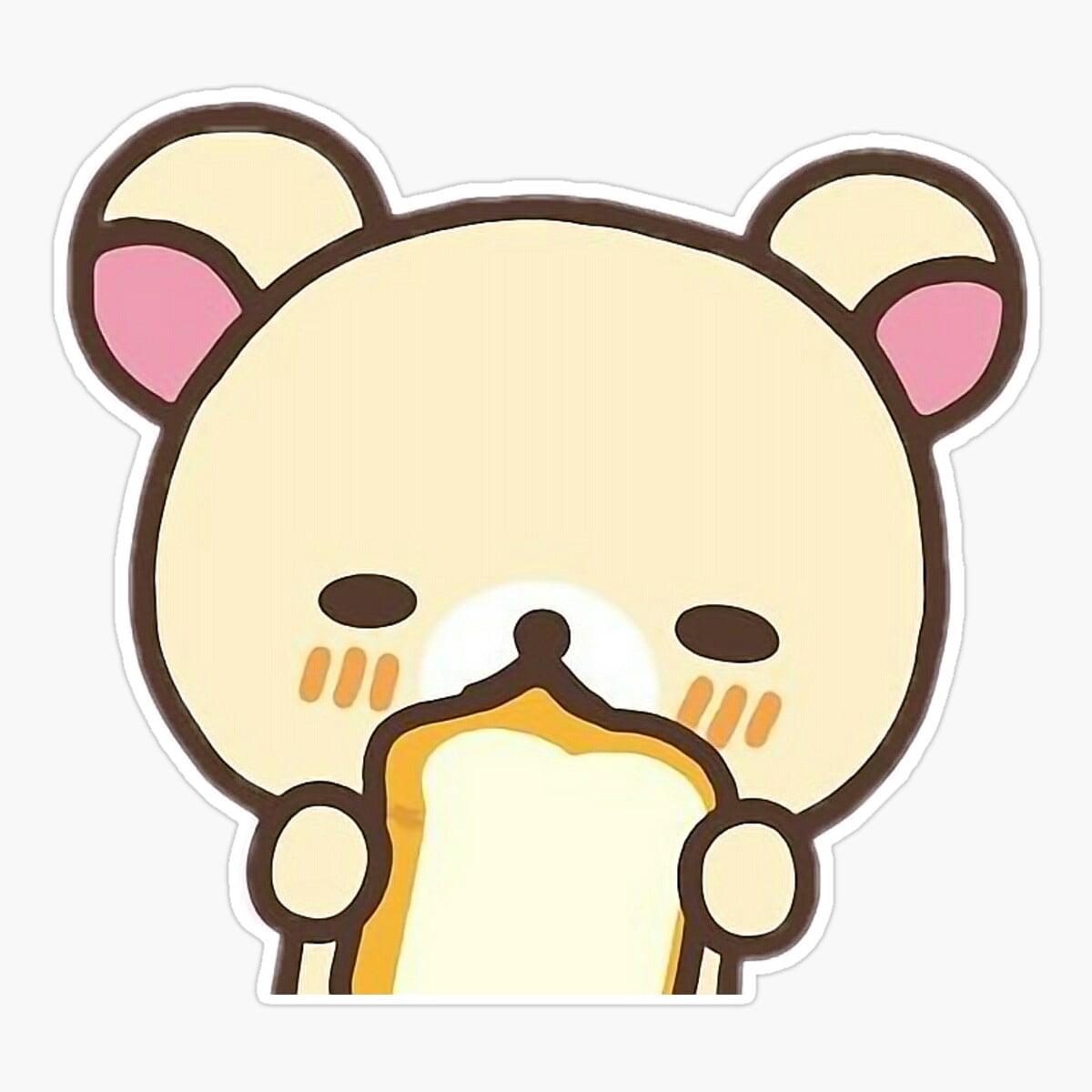Onim Korilakkuma Bear Sticker, Phone Decal Water Bottle Stickers Car ...