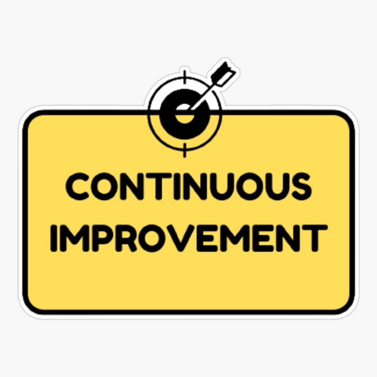 Onim Continuous Improvement Sticker, Phone Decal Water Bottle Stickers ...