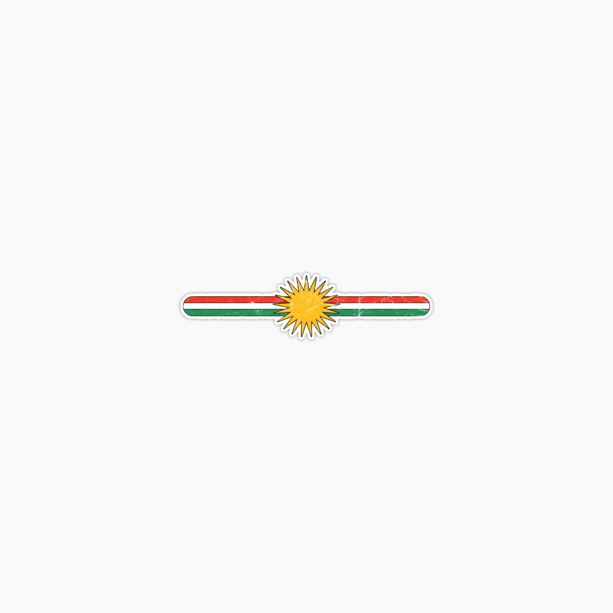 Onim Kurdistan Kurd Flag Kurdish Gift Flag Colour Sticker, Phone Decal ...