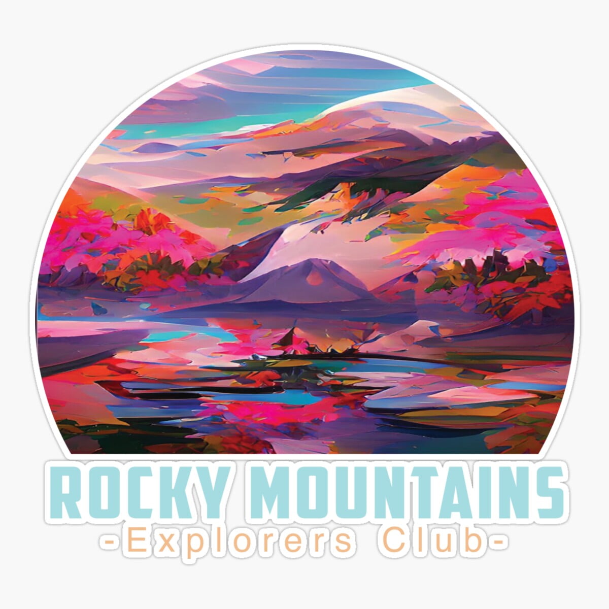 Onim Lafayette Leopard Sticker, Phone Decal Water Bottle Stickers Car ...