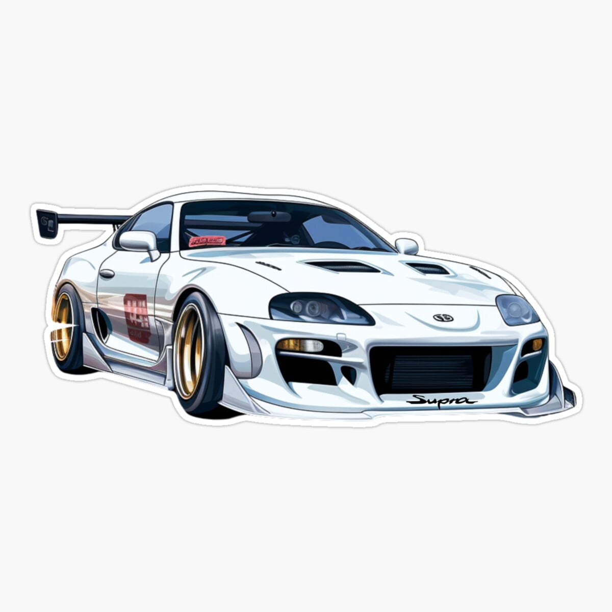 Onim Legend Toyota Supra Sticker, Phone Decal Water Bottle Stickers Car ...