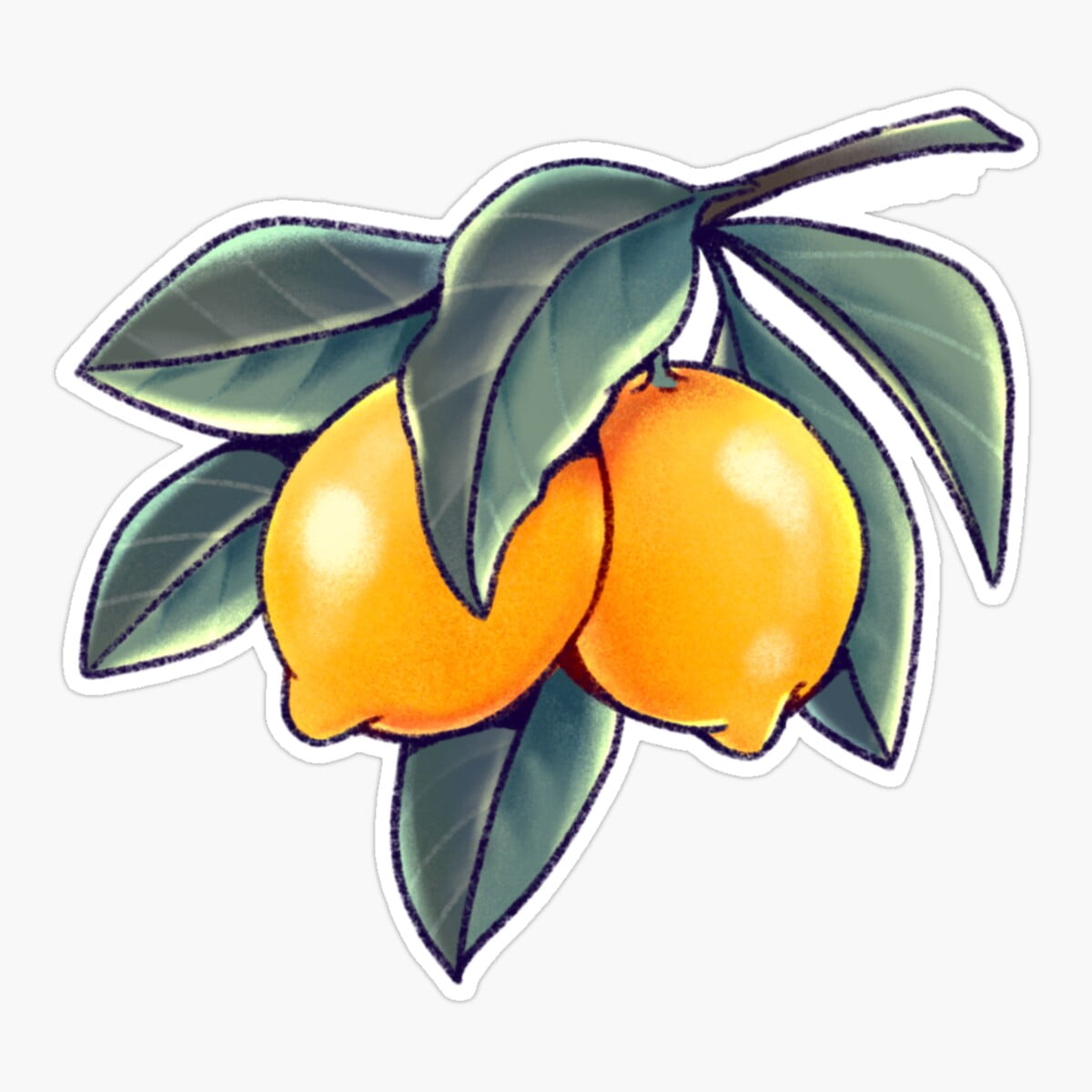 Onim Lemon Sticker, Phone Decal Water Bottle Stickers Car Decals, Funny ...