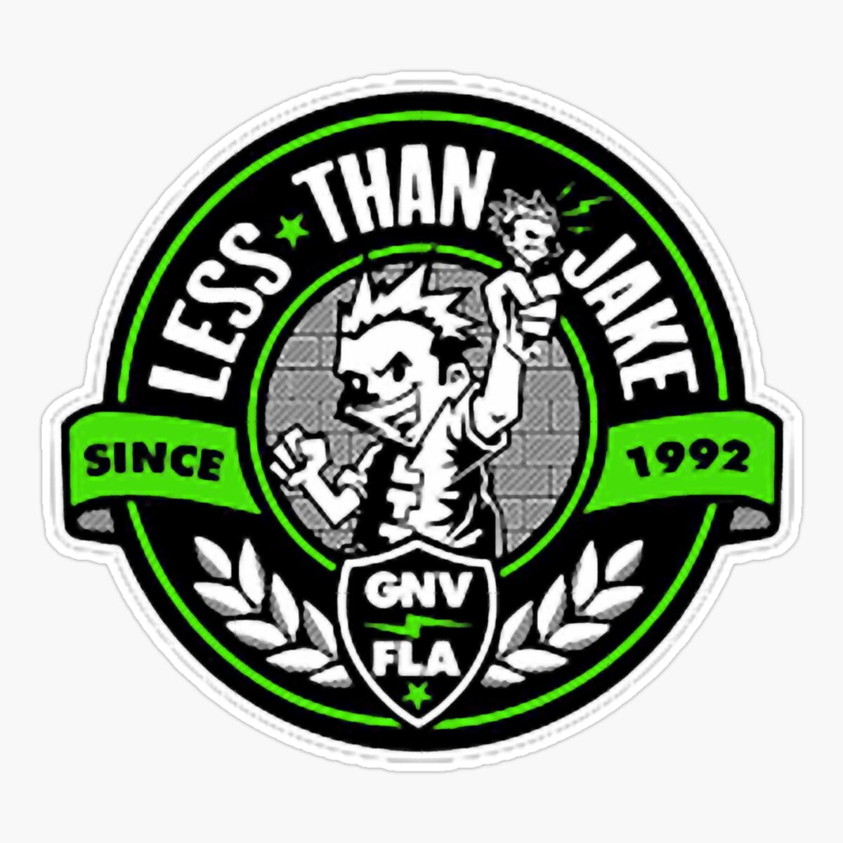 Onim Less Than Jake Classic Sticker, Phone Decal Water Bottle Stickers ...