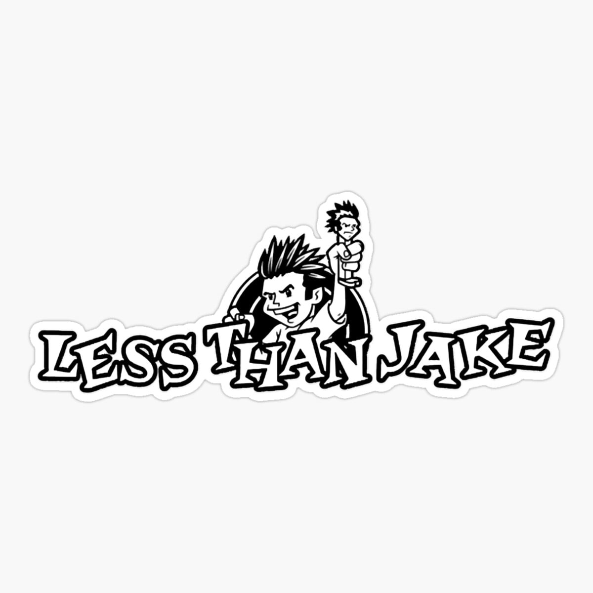 Onim Less Than Jake Logo Sticker, Phone Decal Water Bottle Stickers Car ...