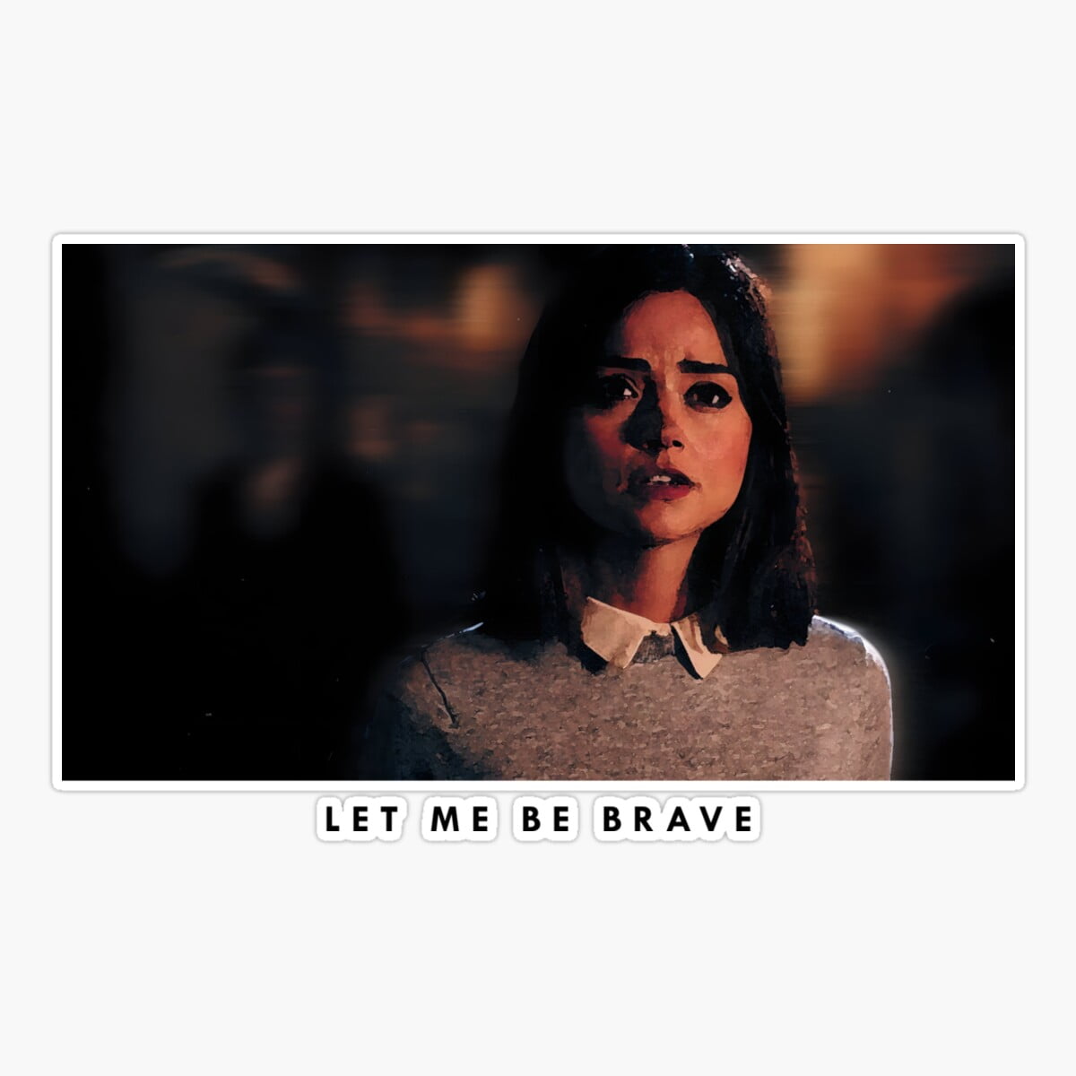 Onim Let Me Be Brave Sticker, Phone Decal Water Bottle Stickers Car ...