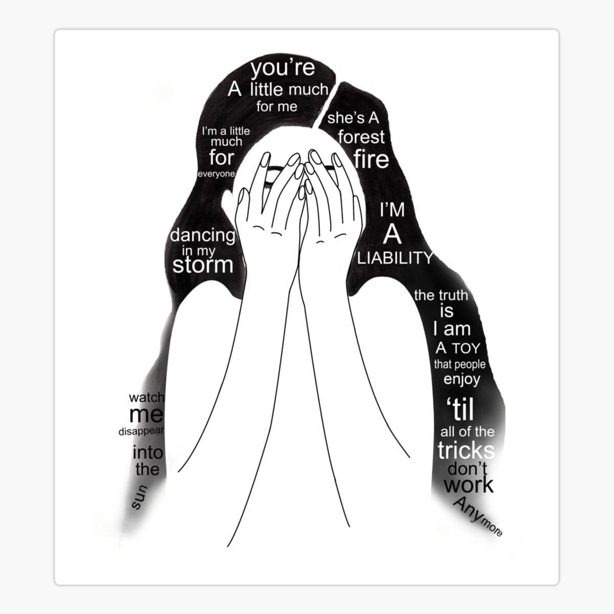 Onim Liability Sticker, Phone Decal Water Bottle Stickers Car Decals ...