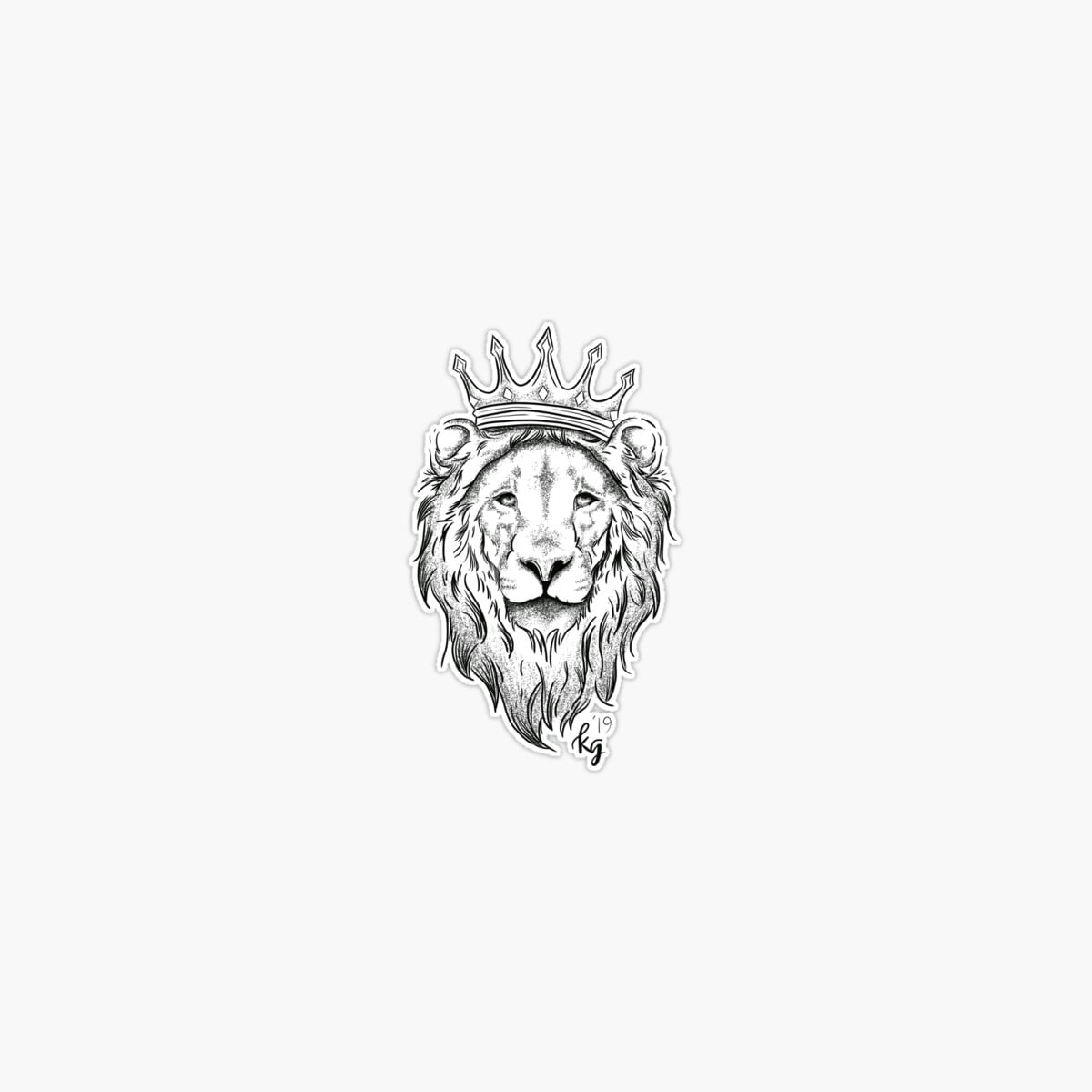 Onim Liam The Lion (2019) Sticker, Phone Decal Water Bottle Stickers ...