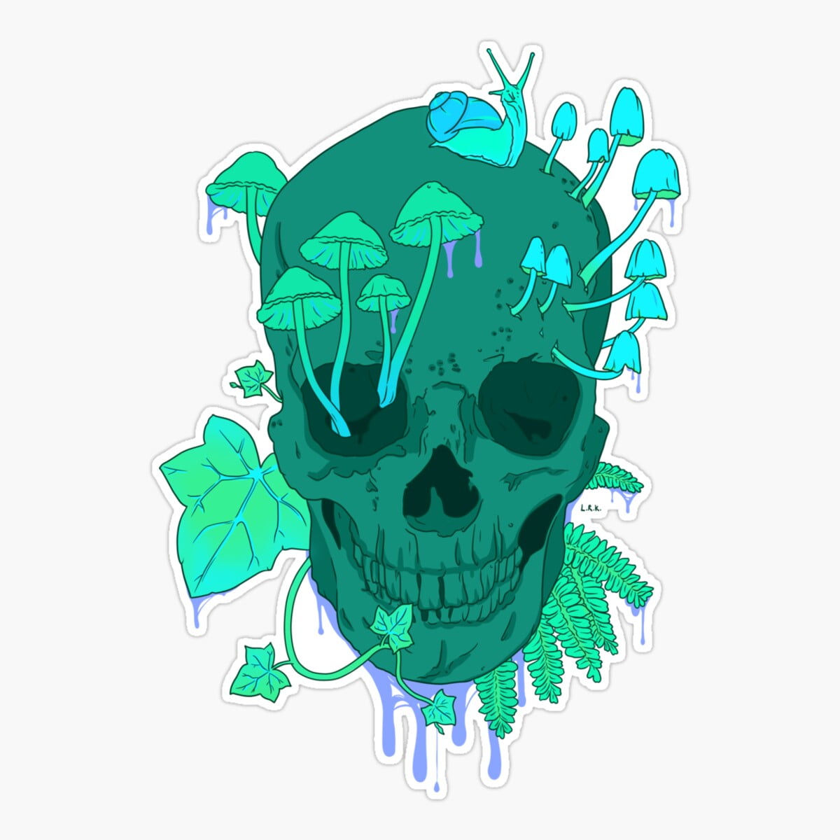 Onim Life From Death Sticker, Phone Decal Water Bottle Stickers Car ...