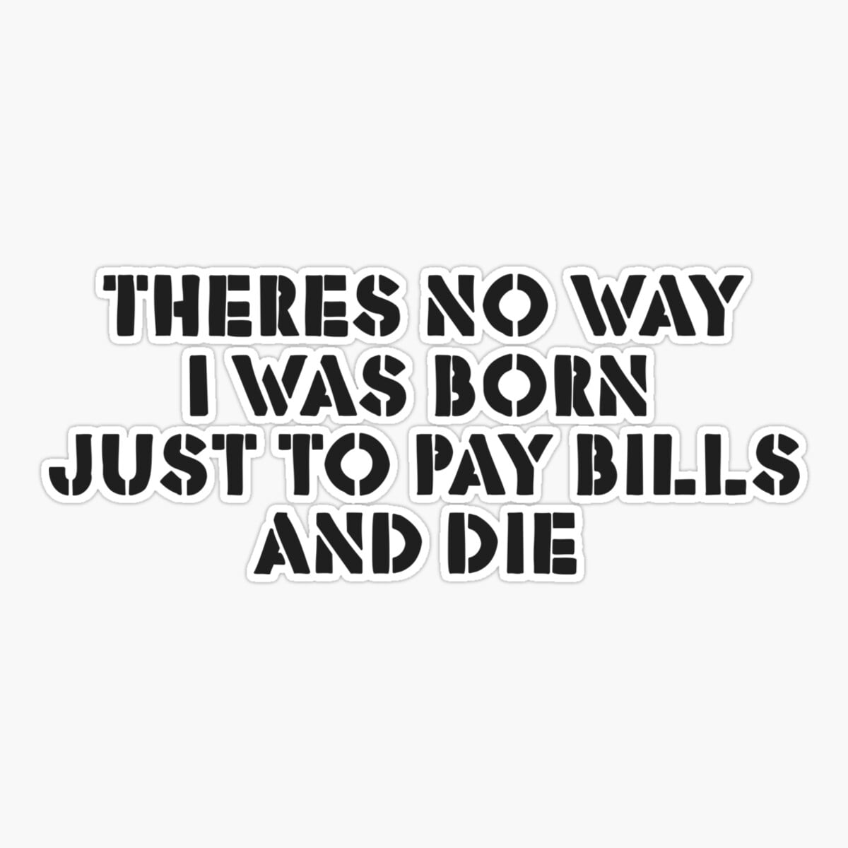 Onim Life Motivation Inspirational Protest Rebel Punk Anti Sticker ...