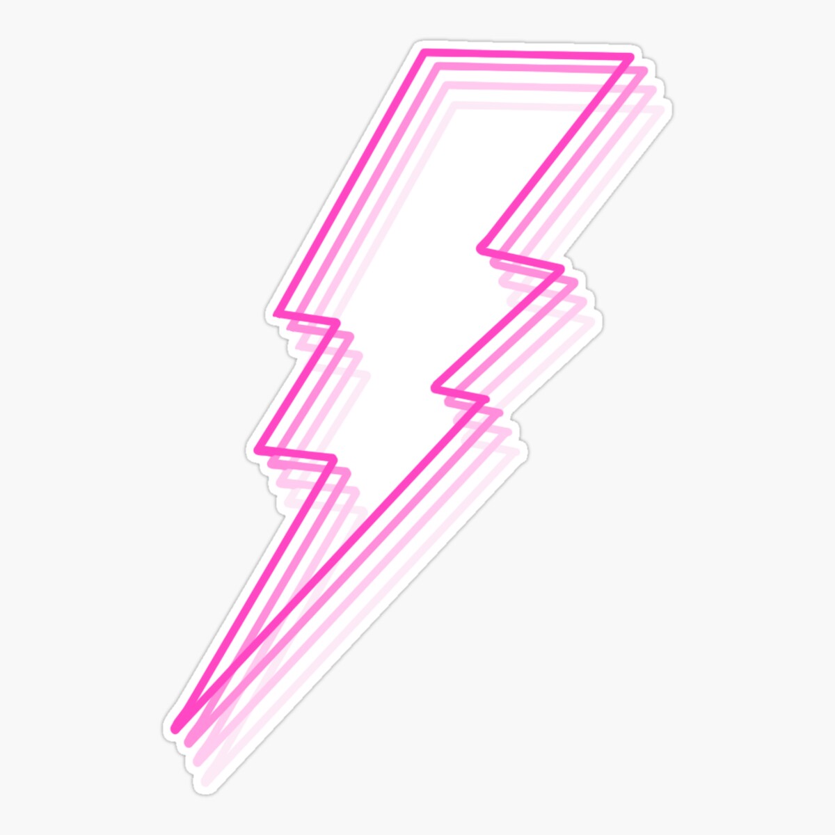 Onim Lightening Bolt Sticker Sticker, Phone Decal Water Bottle Stickers ...