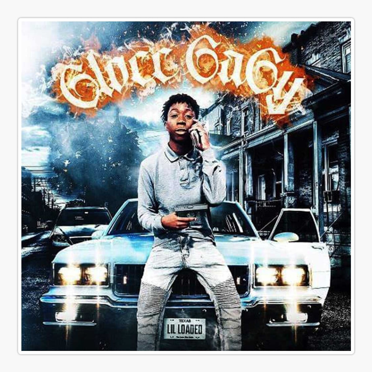 Onim Lil Loaded 2 Sticker, Phone Decal Water Bottle Stickers Car Decals ...