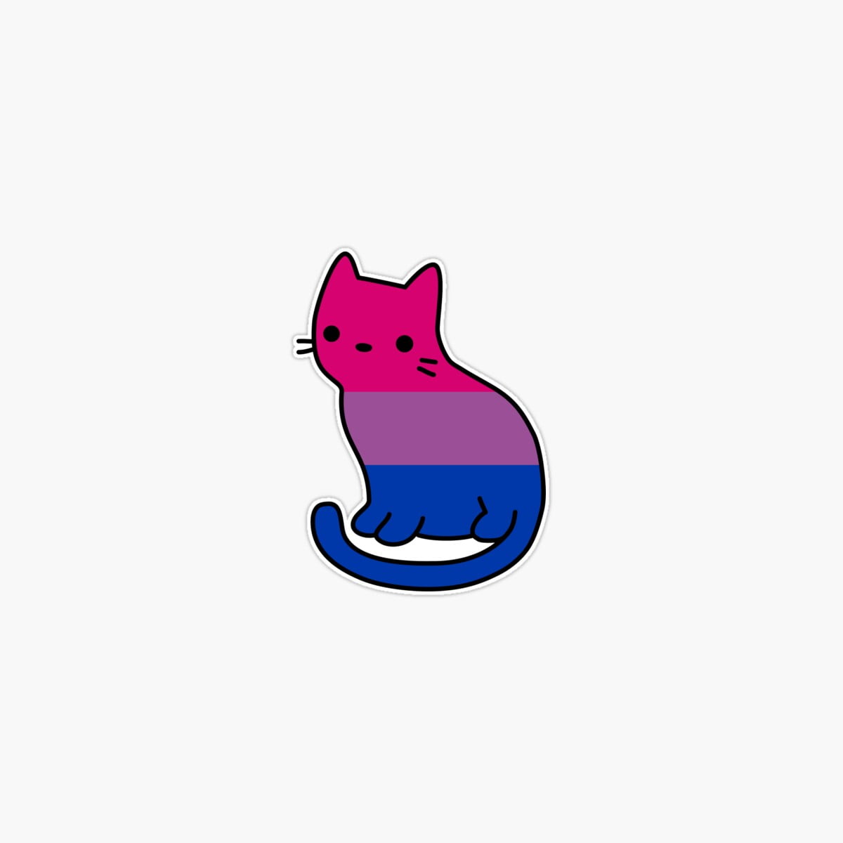 Onim Little Bi Kitty Sticker Sticker, Phone Decal Water Bottle Stickers ...