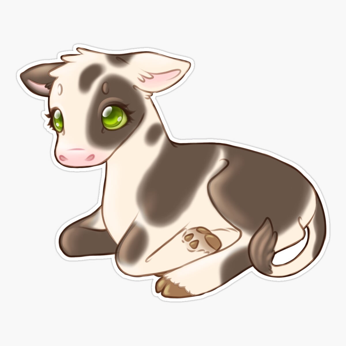 Onim Little Calf Sticker, Phone Decal Water Bottle Stickers Car Decals ...