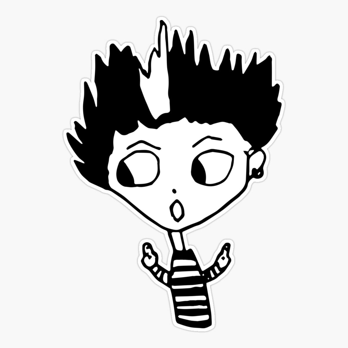 Onim Little Dom Sketch (Black) Sticker, Phone Decal Water Bottle ...