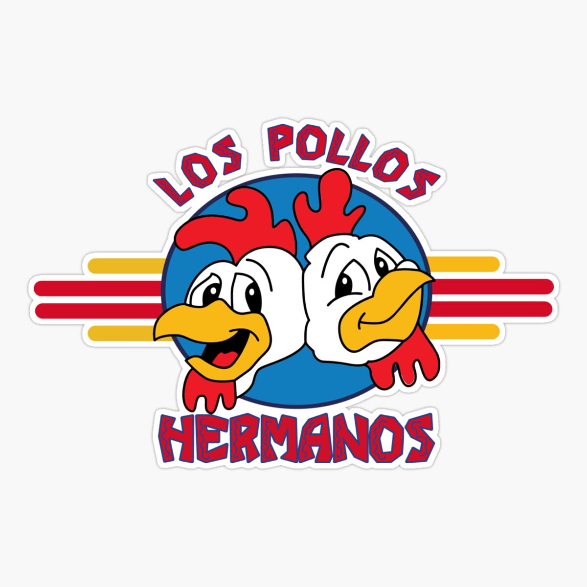 Onim Los Pollos Hermanos Sticker, Phone Decal Water Bottle Stickers Car ...