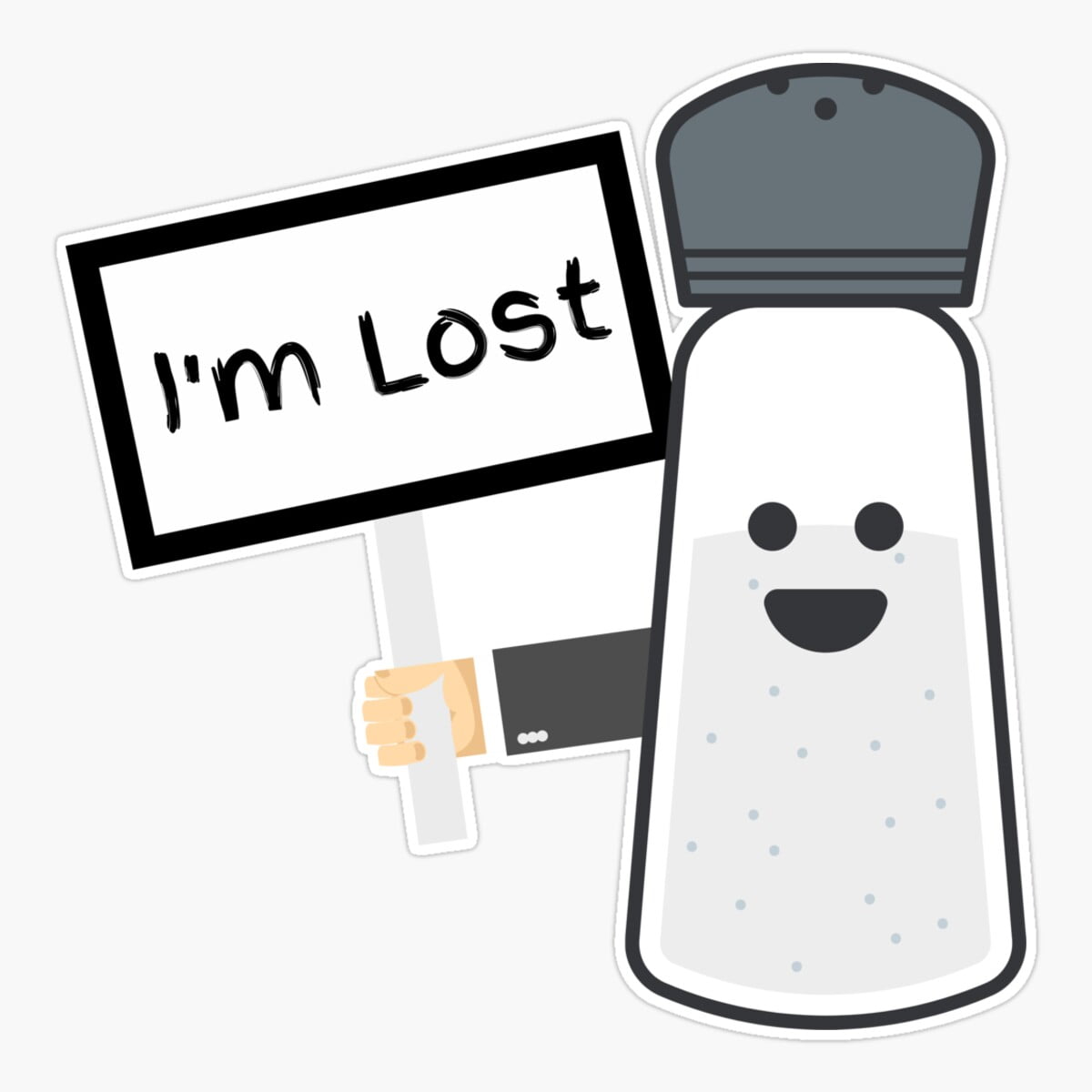 Onim Lost Shaker Of Salt Sticker, Phone Decal Water Bottle Stickers Car ...