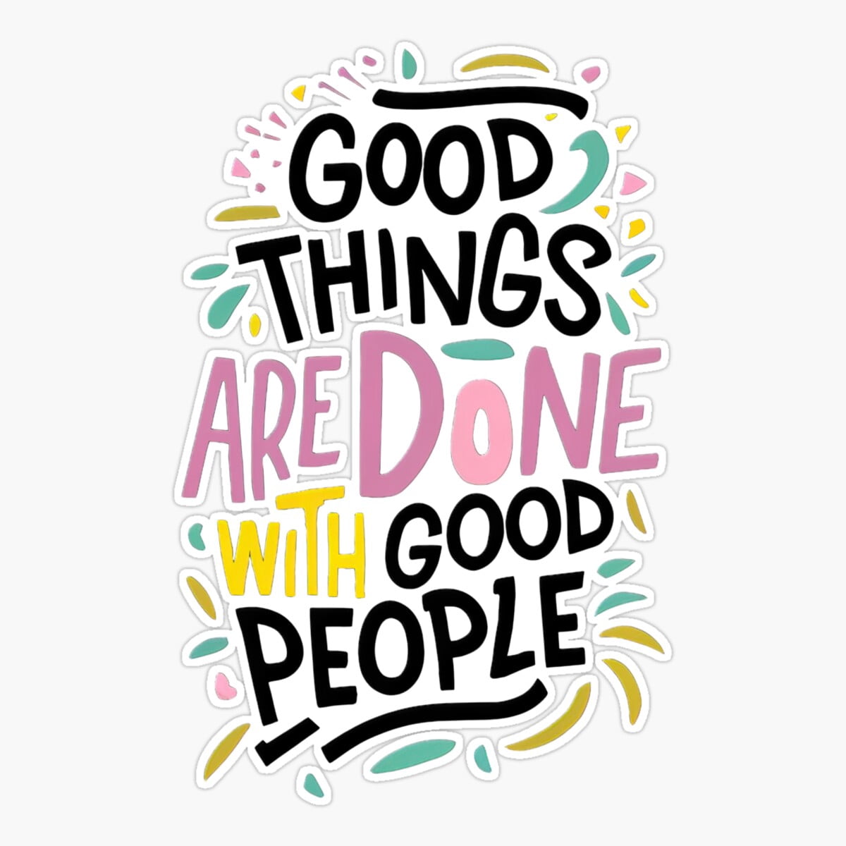 Onim Love Good People Sticker, Phone Decal Water Bottle Stickers Car ...