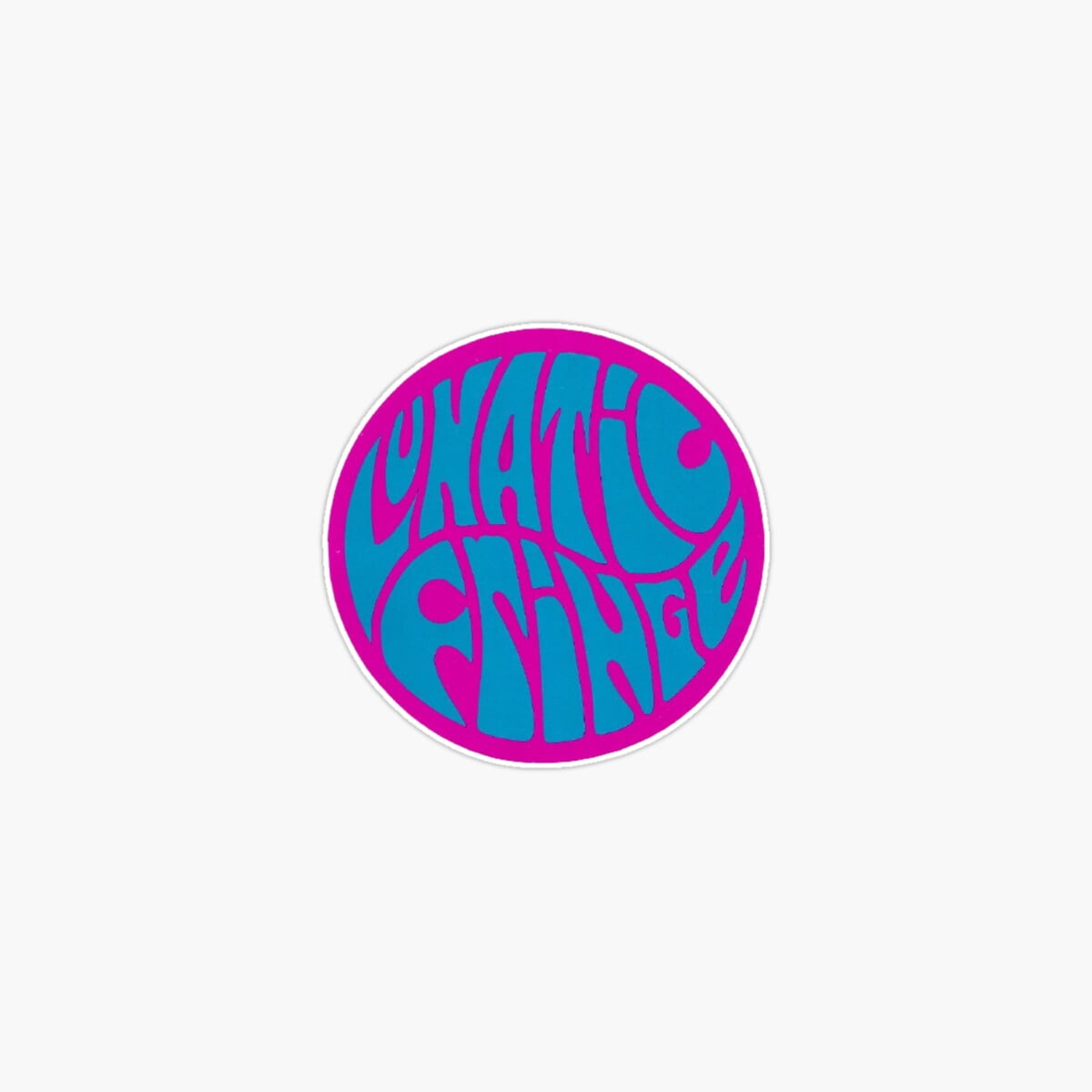 Onim Lunatic Fringe Swirl Sticker, Phone Decal Water Bottle Stickers ...