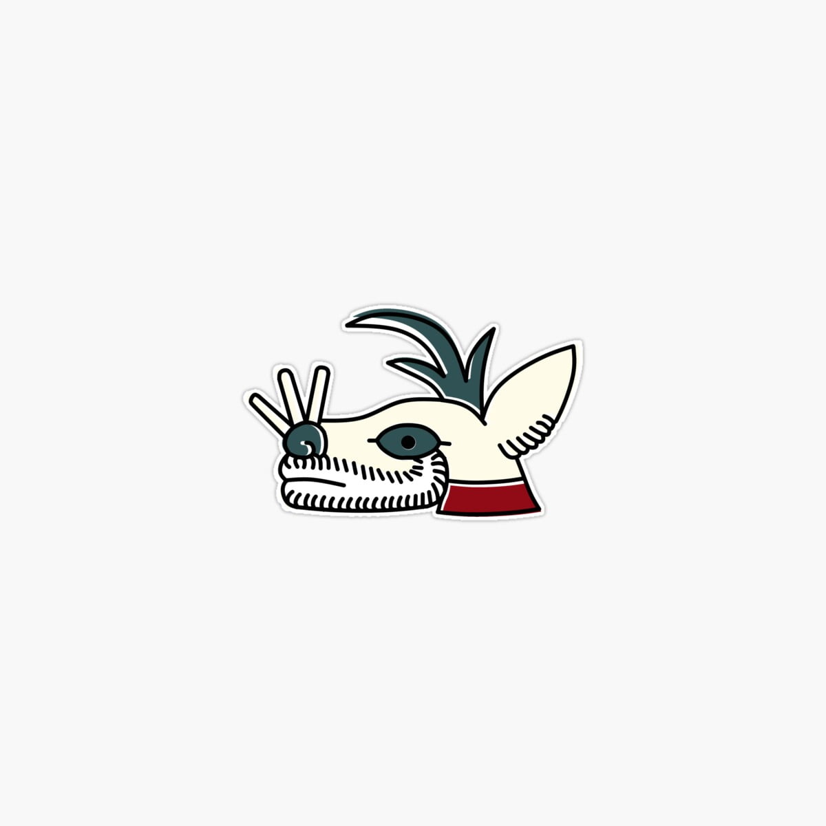 Onim Mázatl-Deer in Aztec symbology Sticker - Walmart.com