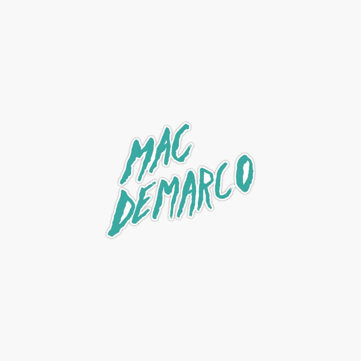 Onim Mac Demarco Logo Sticker, Phone Decal Water Bottle Stickers Car ...