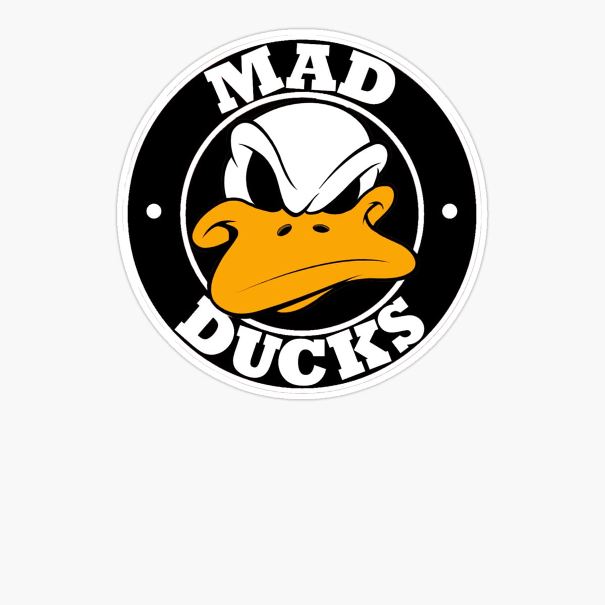 Onim Mad Ducks Logo Sticker, Phone Decal Water Bottle Stickers Car ...