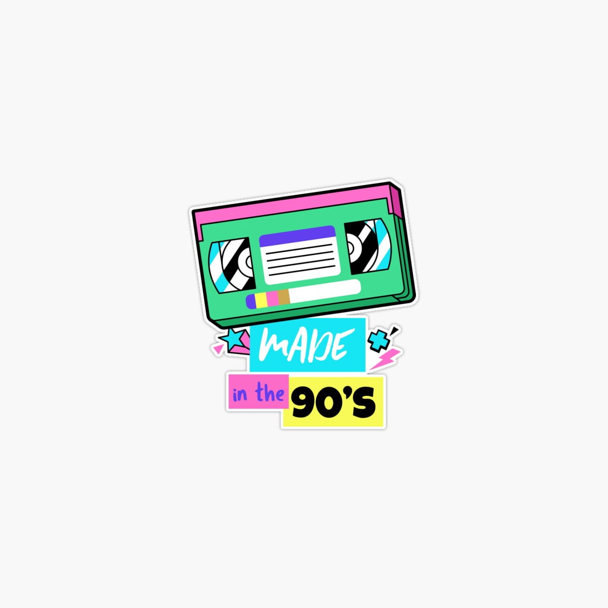 Onim Made in the 90's Sticker - Walmart.com
