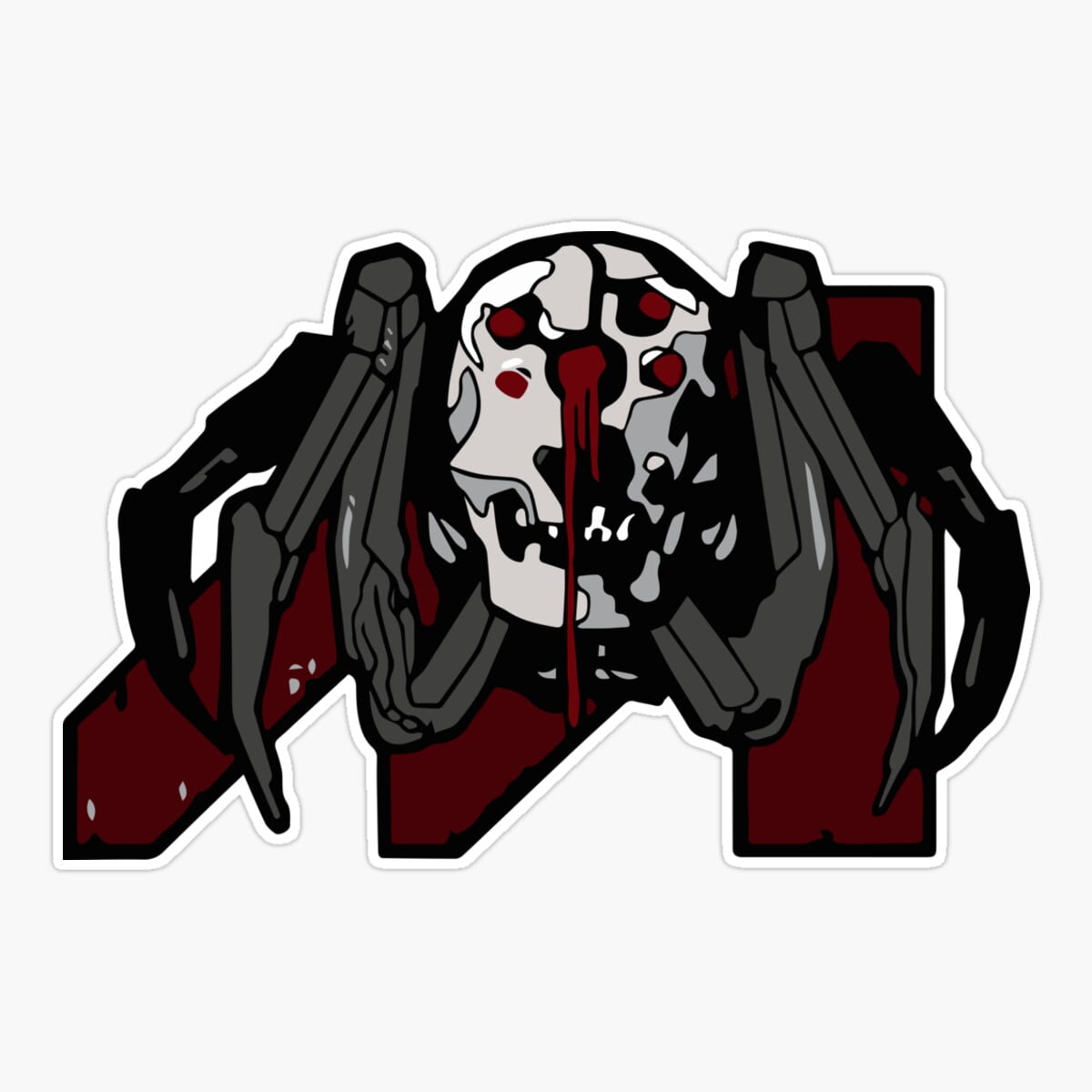 Onim Maelstrom Logo (Cyberpunk Gang) Sticker, Phone Decal Water Bottle ...