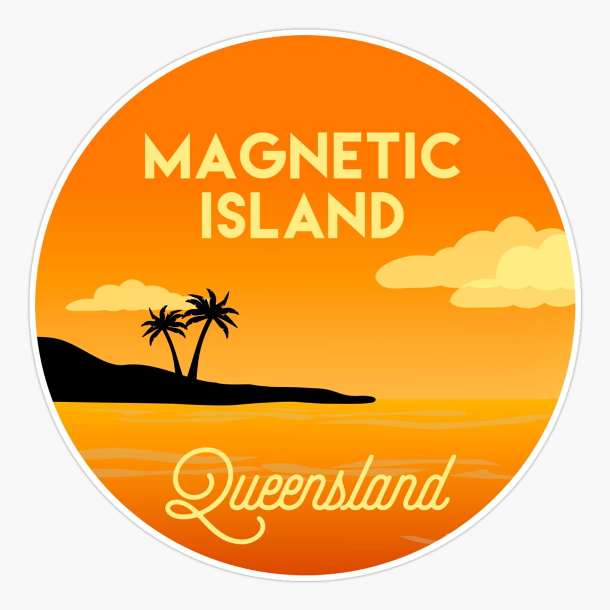 Onim Magnetic Island Queensland Landscape Australia Sticker, Phone ...