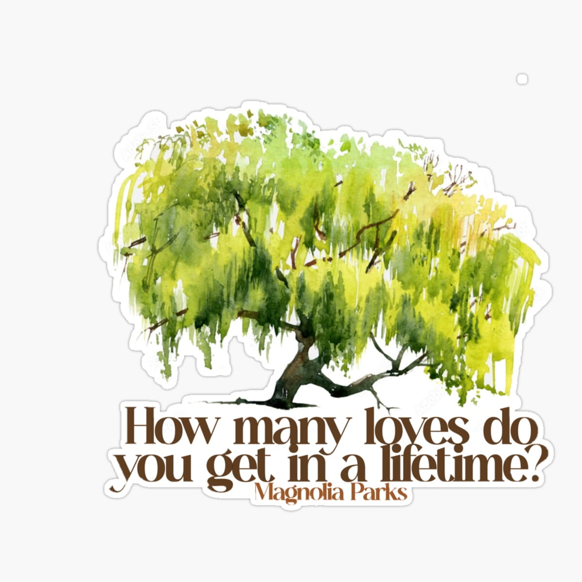 Onim Magnolia Parks Sticker, Phone Decal Water Bottle Stickers Car ...