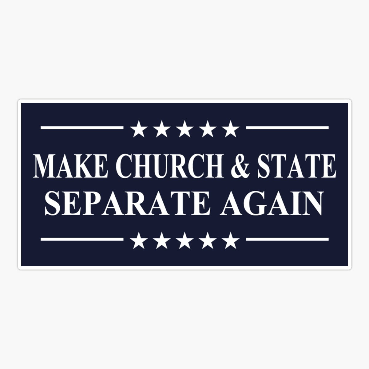 Onim Make Church And State Separate Again Fix Scotus Now Sticker, Phone ...