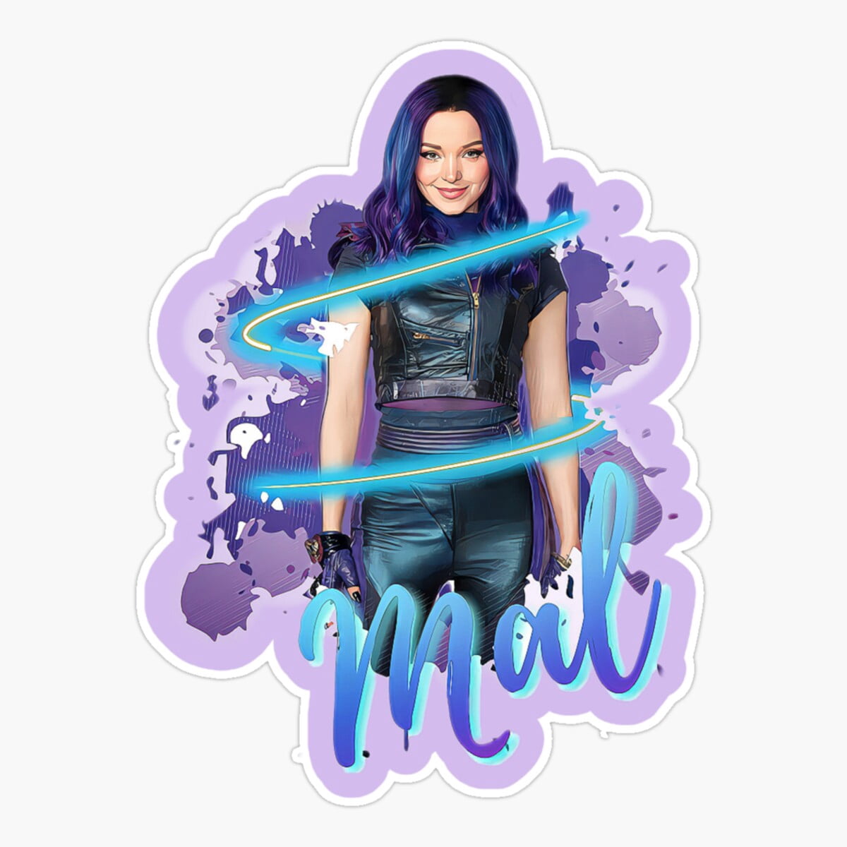Onim Mal - Descendants 3 Sticker, Phone Decal Water Bottle Stickers Car ...