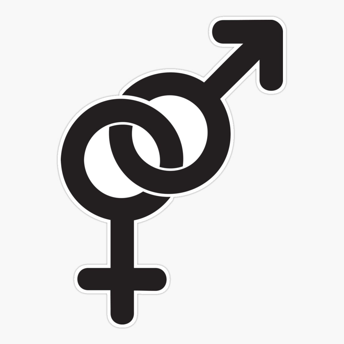 Onim Male And Female Symbol Sticker, Phone Decal Water Bottle Stickers Car Decals, Funny ...